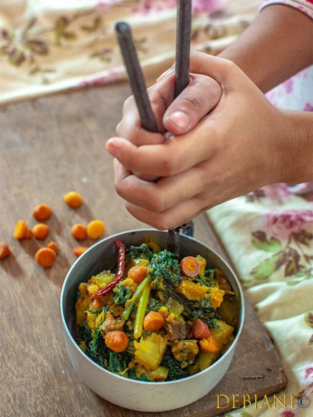 Scrumptious Winter-special Bengali Saag Recipes to try - Debjanir Rannaghar