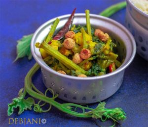Lau Shaker Chorchori recipe step by step with pictures