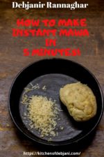 how to make mawa with three ingredients within 5 minutes