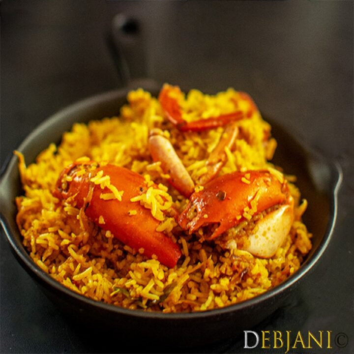 Crab Biryani | Crab Dum Biryani | Nandu Biryani recipe