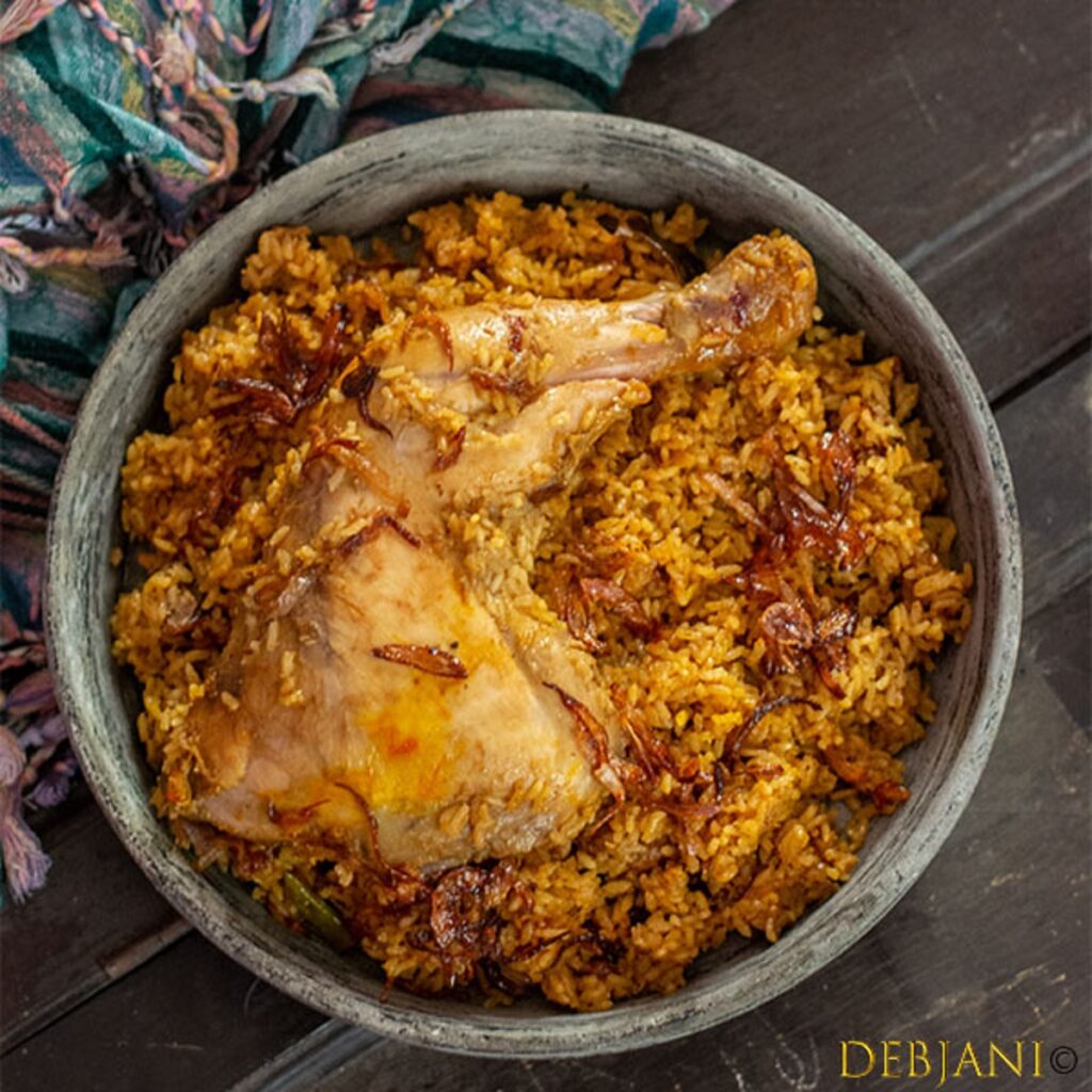 Dhakai Morog Pulao Recipe step by step with Pictures