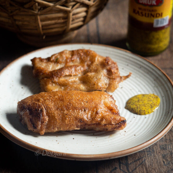 Biyebarir Fish Butter Fry aka Bhetki Batter Fry recipe