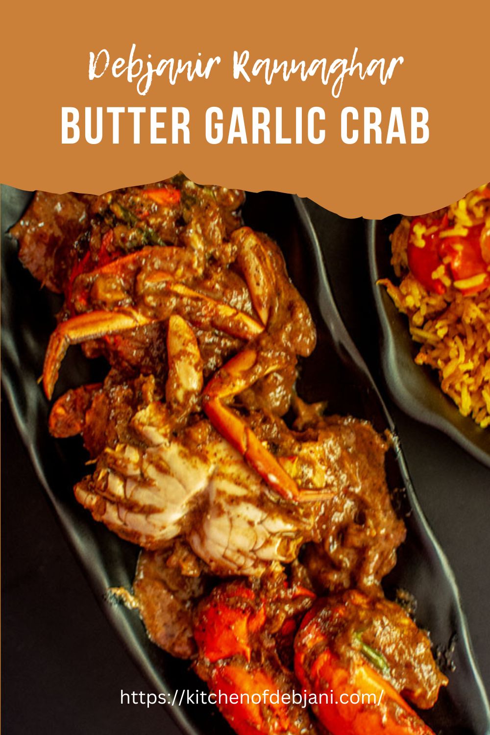 Creamy Butter Garlic Crab step by step recipe Debjanir Rannaghar