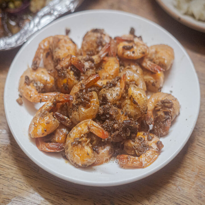 Butter Garlic Prawn recipe Debjanir Rannaghar