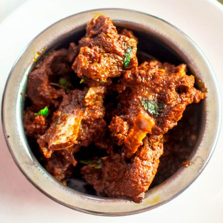 kolkata style Mutton Rezala step by step recipe with pictures