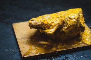 Mutton Raan Roast recipe Debjanir Rannaghar