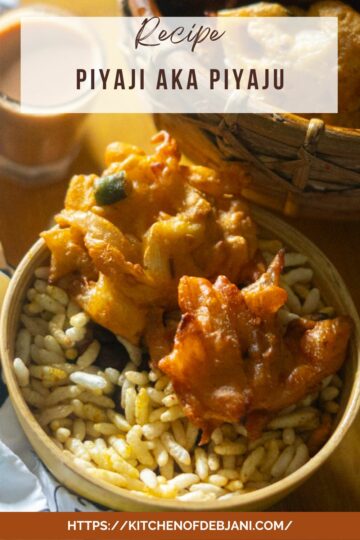 Piyaji aka Bengali Piyaju Recipe with video Debjanir Rannaghar
