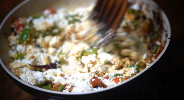 Paneer Bhurji Recipe Debjanir Rannaghar