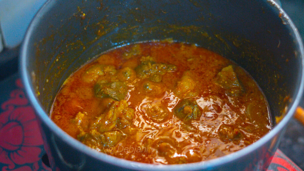 Laal Maas recipe with video Debjanir Rannaghar
