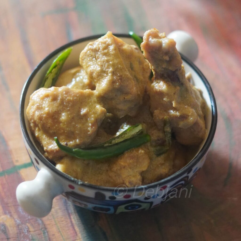Posto Murgi Recipe | Bengali Chicken Curry with Poppy Seed Paste ...